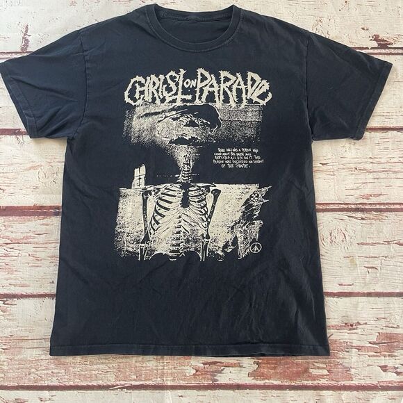Shirts | Vintage Christ On Parade Shirt Crust Punk Hardcore Metal Tour ...